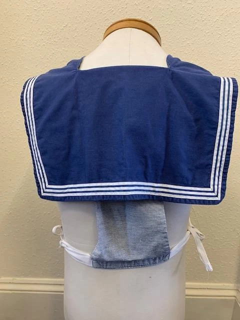 1940'S / 1950'S ROYAL NAVY SQUARE RIG COLLAR used £12.50 - PicClick UK