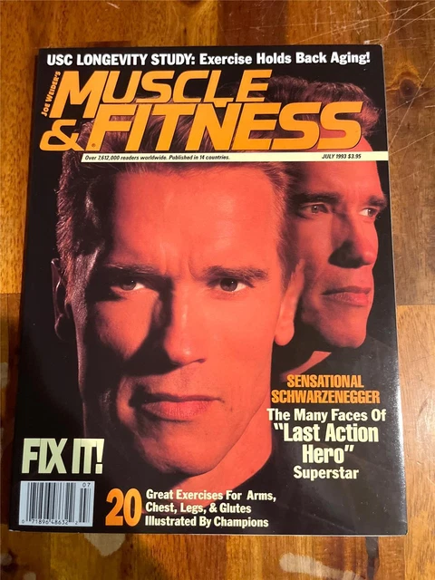 MUSCLE & FITNESS bodybuilding mag ARNOLD SCHWARZENEGGER-Last Action ...