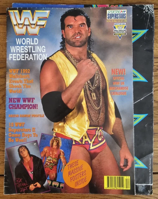WWF SPORTING SUPERSTARS Poster Magazine 1991 Vol 3 No.12 ultimate ...