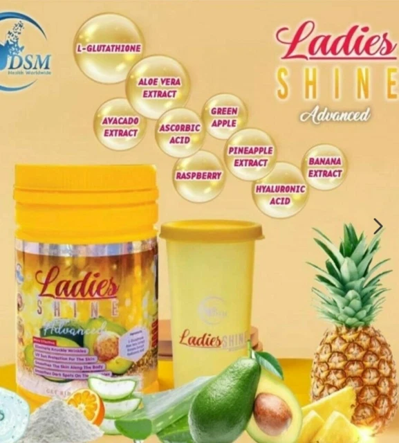 LADIES SHINE ADVANCED Glutathione Supplement Phyto DSM + Astaxanthin 30 ...