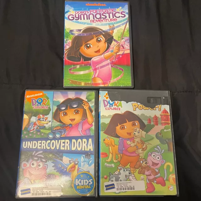 Dora The Explorer Dvd Lot Of 3 Nickelodeon Nick Jr Good Condition £