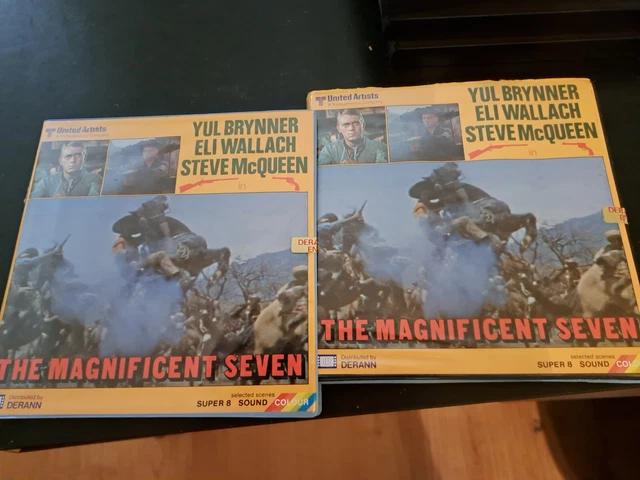 THE MAGNIFICENT SEVEN 1960 Super 8 Colour Sound 8Mm Cine Film 2 X 400Ft ...
