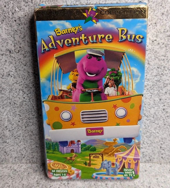 BARNEY - BARNEYS Adventure Bus (VHS, 1997) £6.90 - PicClick UK