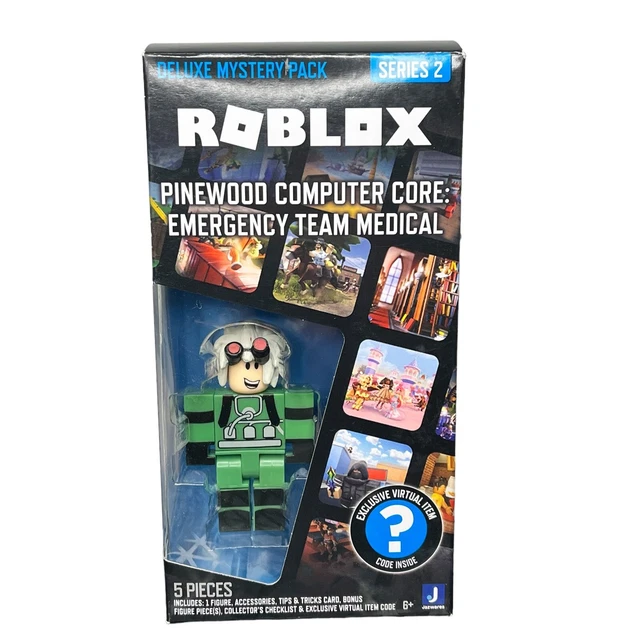 ROBLOX DELUXE MYSTERY Pack Pinewood Computer Core Medical Figure ...