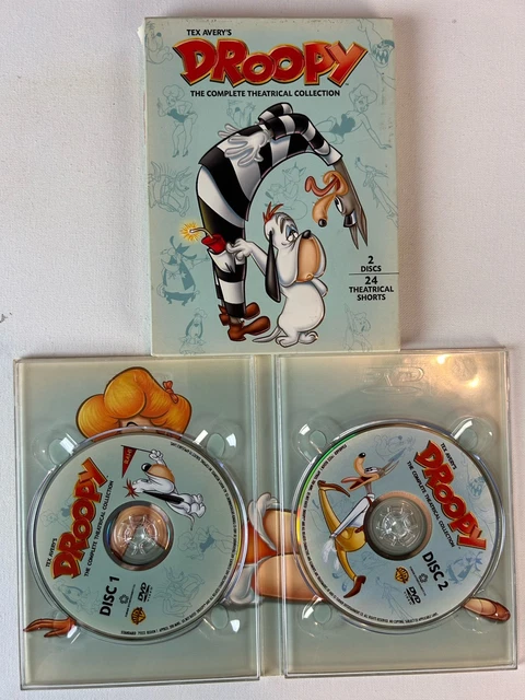 DROOPY THE COMPLETE Theatrical Collection DVD 2 Disc Set Tex Avery £17. ...