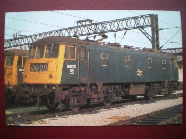 POSTCARD RP RAIL Class 84 Loco 84010 At Crewe £1.25 - PicClick UK