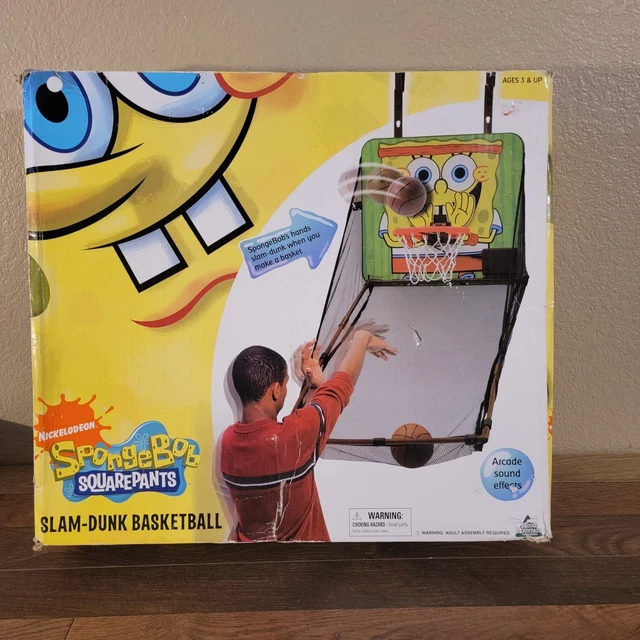 NEW NICKELODEON SPONGEBOB SquarePants slam dunk basketball arcade game ...
