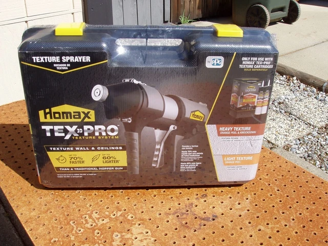 HOMAX TEX PRO Texture System Sprayer Walls Ceilings Heavy Light Brand ...