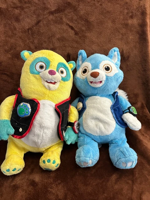 RARE DISNEY STORE stamped Special Agent Oso and Wolfie soft toy plush ...