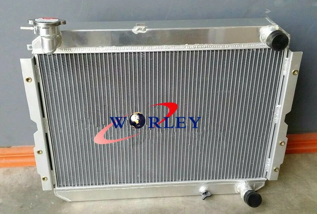 ALU RADIATOR FOR Toyota Landcruiser 60 Series HJ60 HJ62 HJ61 MT 80-90 ...