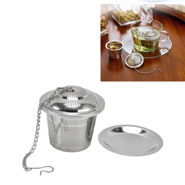 TEA STRAINER BARREL Shaped Stainless Steel Loose Tea Steeper Tea ...