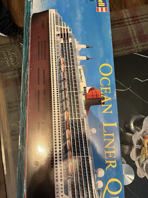 REVELL 1/400 Scale Queen Mary 2 Ocean Liner Model Kit £99.52 - PicClick UK