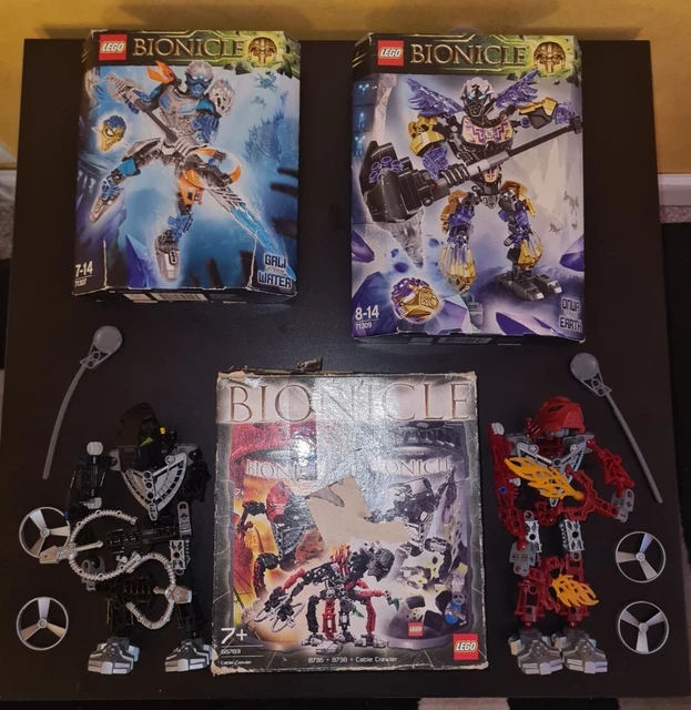 LOT TRES RARE Lego Bionicle 71307 + 71309 NEUF et 65793 ( 8736 + 8738 ...