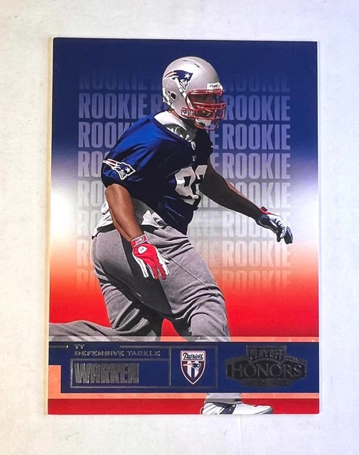 TY WARREN 2007 Playoff Honors recrue / 200 New England Patriots EUR 4 ...