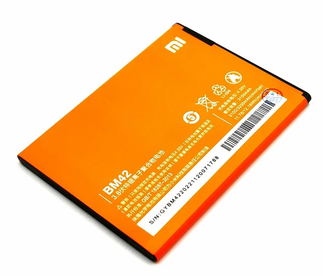 ORIGINAL XIAOMI REDMI Note Batterie BM42 Batterie 3200mAh Neuf EUR 15 ...