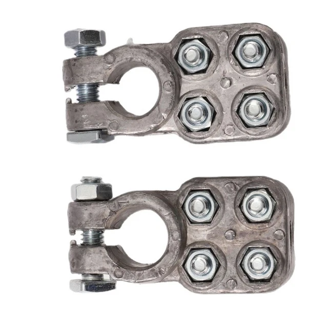 BATTERY POST ADAPTER Battery Terminal 3-Way Connector Replace Damaged ...