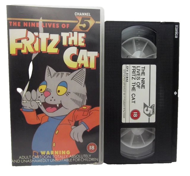 THE NINE LIVES Of Fritz The Cat Vhs Pal Video. Channel 5 £14.75 ...