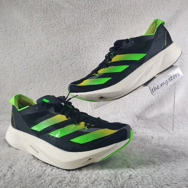 ADIDAS ADIZERO ADIOS Pro 3 U Black-Green Running shoes Mens 8|wmns 9 ...