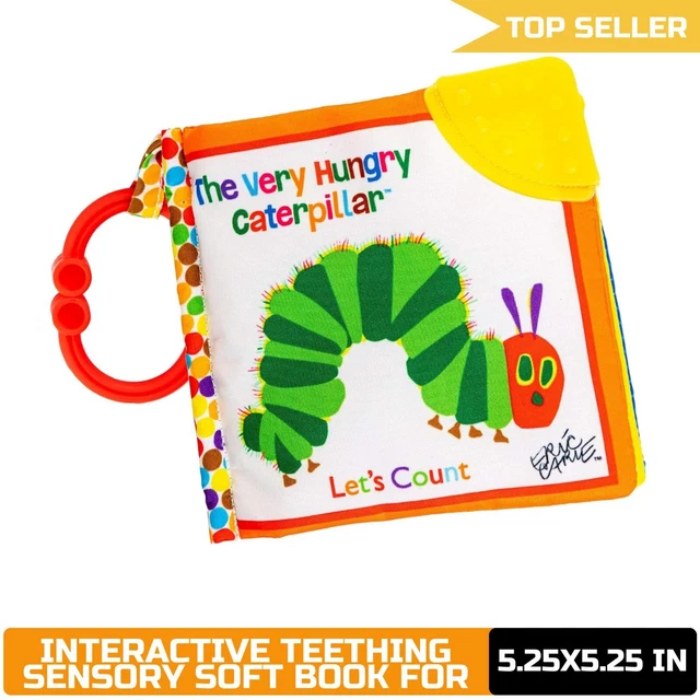 WORLD OF ERIC Carle Very Hungry Caterpillar Baby Soft Sensory Book - On ...