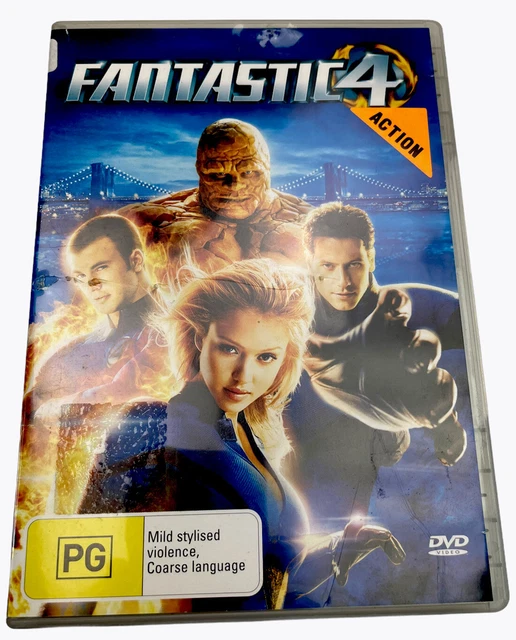 FANTASTIC 4 JESSICA Alba DVD R4 PG PAL 2005 Movie Free Shipping With ...
