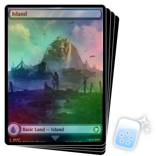 FOIL ISLAND (ART COMPLET) (847) (SURGE FOIL) X4 Universes Beyond : Fallout Magic MTG EUR 24,29 ...
