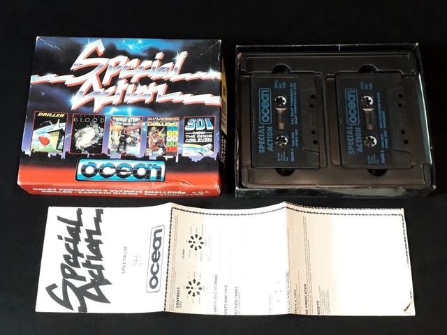 RARE SPECTRUM 48K 128k Ocean Special Action Rare 5 Game Box Set ...