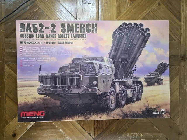 MENG MODEL SS-009 1:35 9A52-2 Smerch Soviet Long-Range Rocket Launcher ...
