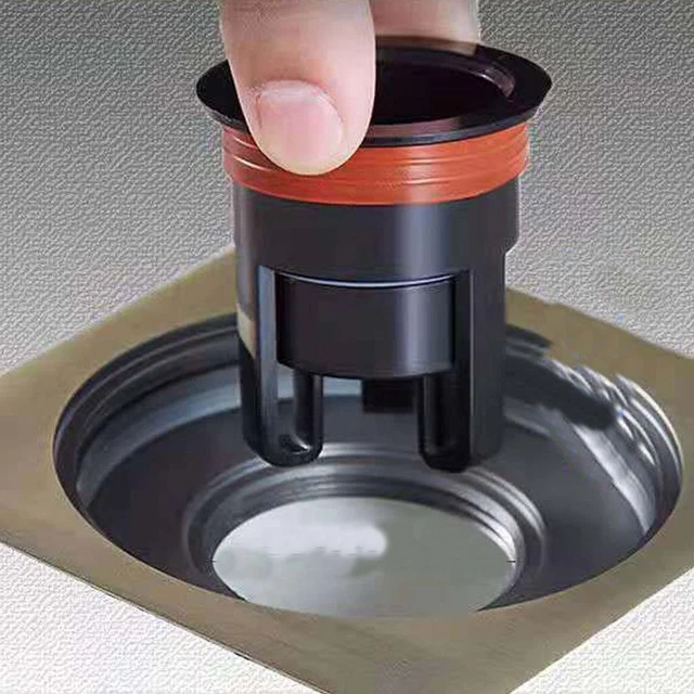 ANTI-ODOR ONE WAY Valve Pipe Plug Floor Drain Core Drain Cover Shower ...