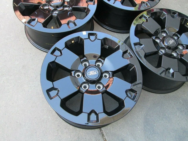 18& FORD Ranger BRONCO 2021 Wheels RIMS Factory OE NEW TAKE OFFS BLACK ...
