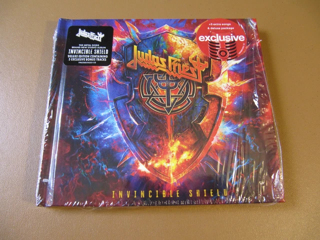 JUDAS PRIEST: INVINCIBLE Shield Cd Deluxe Target Bonus Tracks Esclusive ...