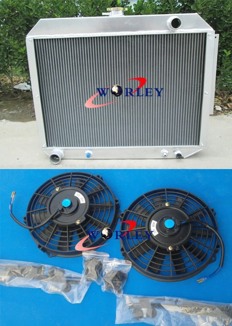 ALUMINUM RADIATOR + fans for Chrysler/Dodge Polara / Plymouth 7.2 V8 ...
