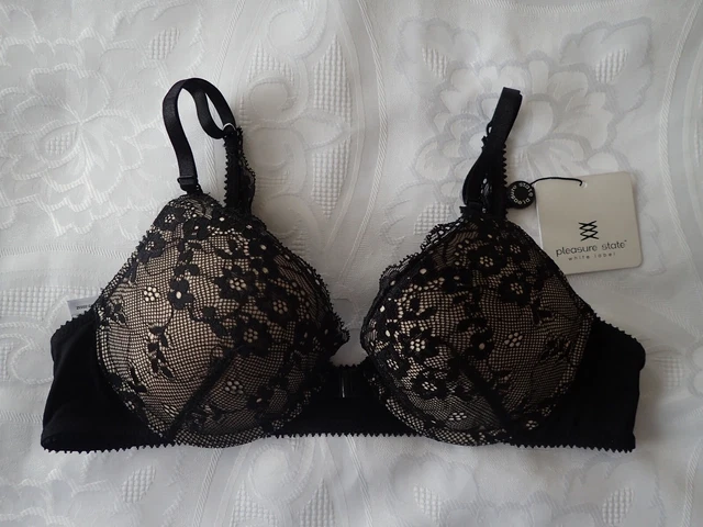 PLEASURE STATE, BOOST Plunge Bra in Size 36B, Colour in Black EUR 27,37 ...