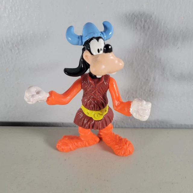RARE GOOFY VIKING 4" Poseable Figure Epcot Center - Disney Collectible ...