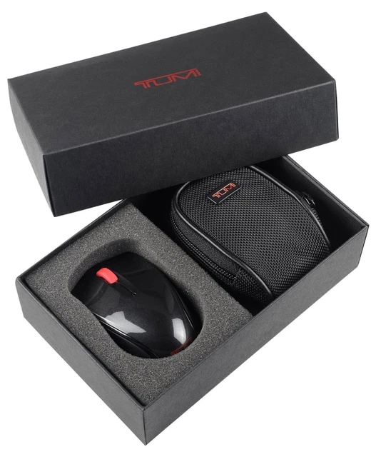 TUMI TRAVEL MINI Wireless Laser Mouse USB Nano Receiver Org $89 W/Pouch ...