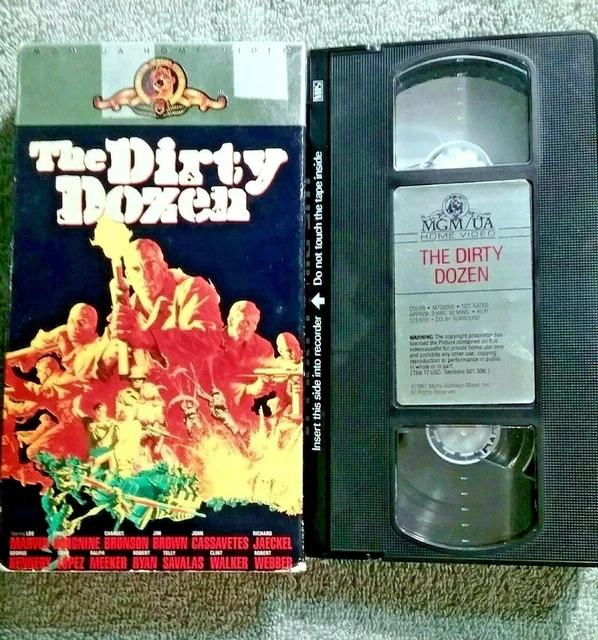 DIRTY DOZEN VHS Tape Bronson Lee Marvin Jim Brown Savalas 1988 £7.08 - PicClick UK