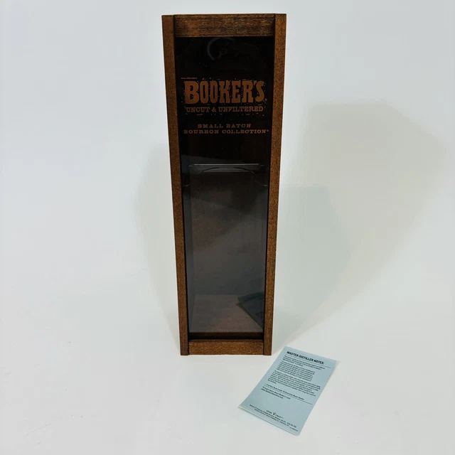 BOOKER’S UNCUT & Unfiltered Small Baton Bourbon Wooden Presentation ...