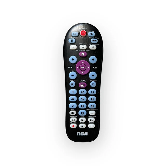 RCA RCR414BHE PLATINUM Pro 4-Device Universal Remote Control, Backlit ...