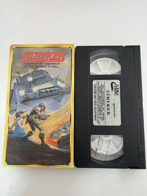 STRYKER 1992 - Steve Sandor - VHS CASSETTE TAPE sci-fi vhs movie $18.00 ...