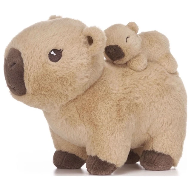 OFFICIAL ECO CUTE Capybara With Fruits Super Soft Plush Soft Toy 22Cm £ ...