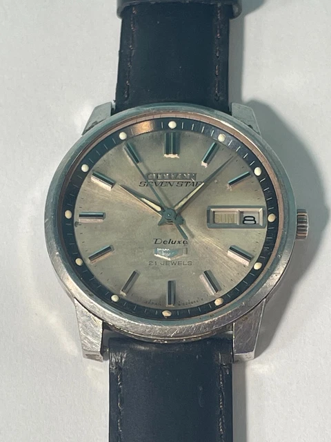 CITIZEN SEVEN STAR De luxe 21 Jewels Automatic Mans Automatic Watch 4 ...