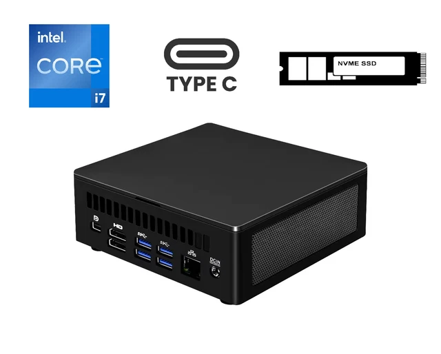 FAST WORKSTATION MINI PC Intel Core i7-1165G7 11th Gen 16GB DDR4 256GB ...