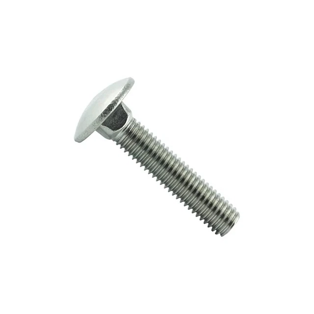 TORNILLO EN CABEZA Redonda con Cuadro Underhead din 603 Inoxidable A2 5x50 2pz EUR 16,92 ...