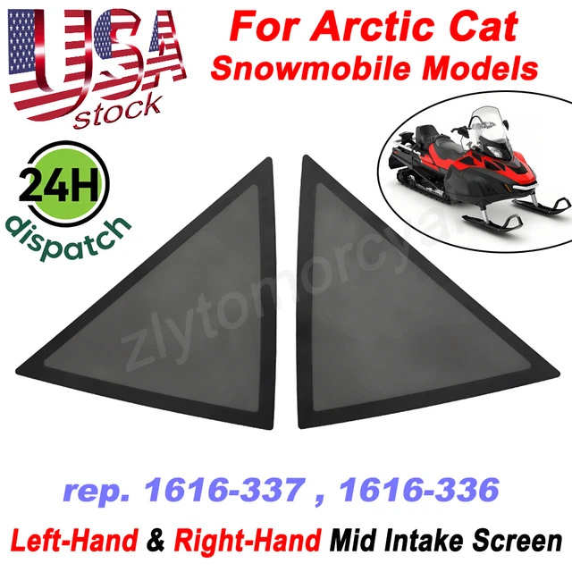 FOR ARCTIC CAT Snowmobile Left-Hand & Right-Hand Mid Intake Screen Kit ...