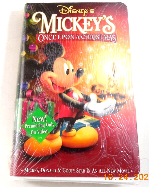 WALT DISNEY MICKEYS ONCE UPON A CHRISTMAS VHS VIDEO MOVIE NEW £19.42 ...