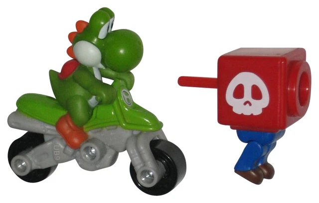 NINTENDO SUPER MARIO Bros. k ' Nex Cañón & Yoshi Bicicleta Mini Figura ...