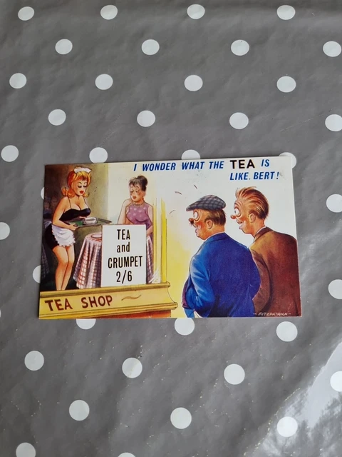 VINTAGE SAUCY SEASIDE Comic Postcard BAMFORTH BLACK TRIANGLE 2455 ...