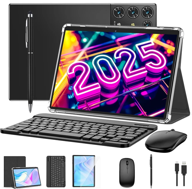 2025 ANDROID 14 Tablets PC 16GB RAM+256GB ROM 8Core 1920x1200 5G WiFi ...
