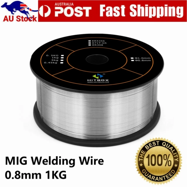 HITBOX GASLESS MIG Welding Wire 1kg 0.03inch 0.8mm MIG Flux Cored Welding Wire $24.99 - PicClick AU