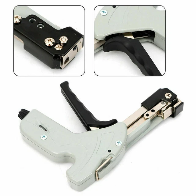 STAINLESS STEEL CABLE Tie Gun Adjustable Tension Fastening Tool ...