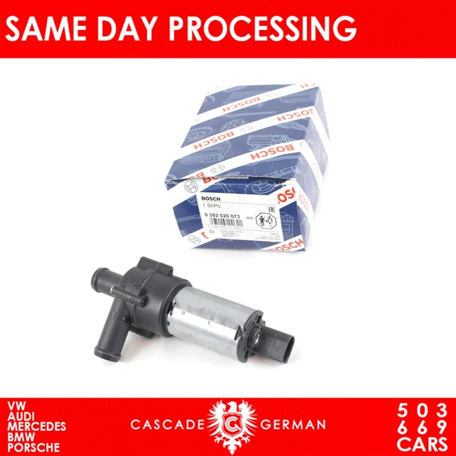 AUDI VW GOLF Jetta R32 Touareg V6 Engine Auxiliary Water Pump With Oval ...